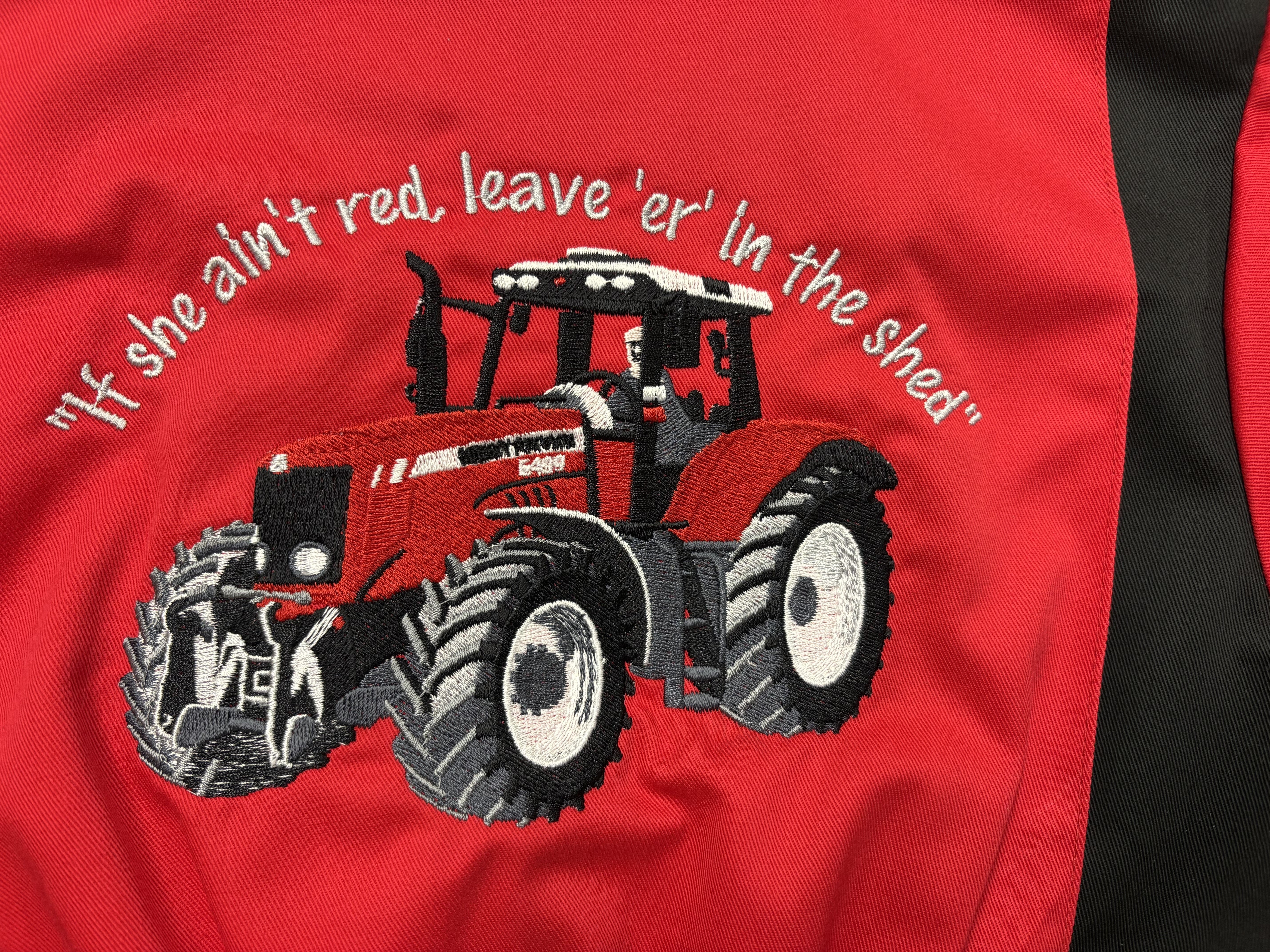 Massey Boiler Suit Kids – Threadmark Embroidery Newry