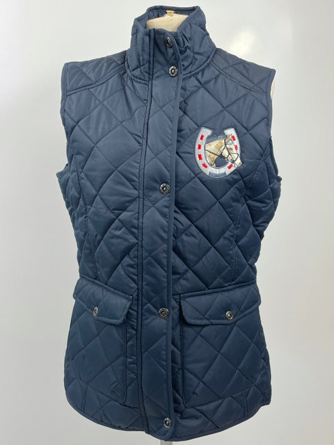 Horse embroidered gilet LADIES – Threadmark Embroidery Newry